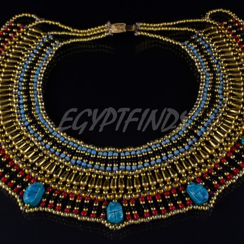 Beautiful Egyptian Scarab Beaded Cleopatra Belt - Etsy