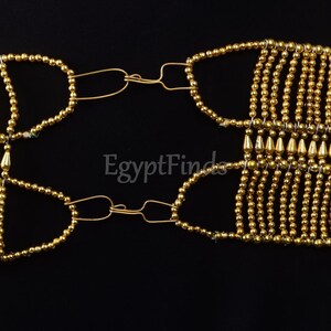 Beautiful Egyptian Golden Scarab Beaded Cleopatra Belt - Etsy