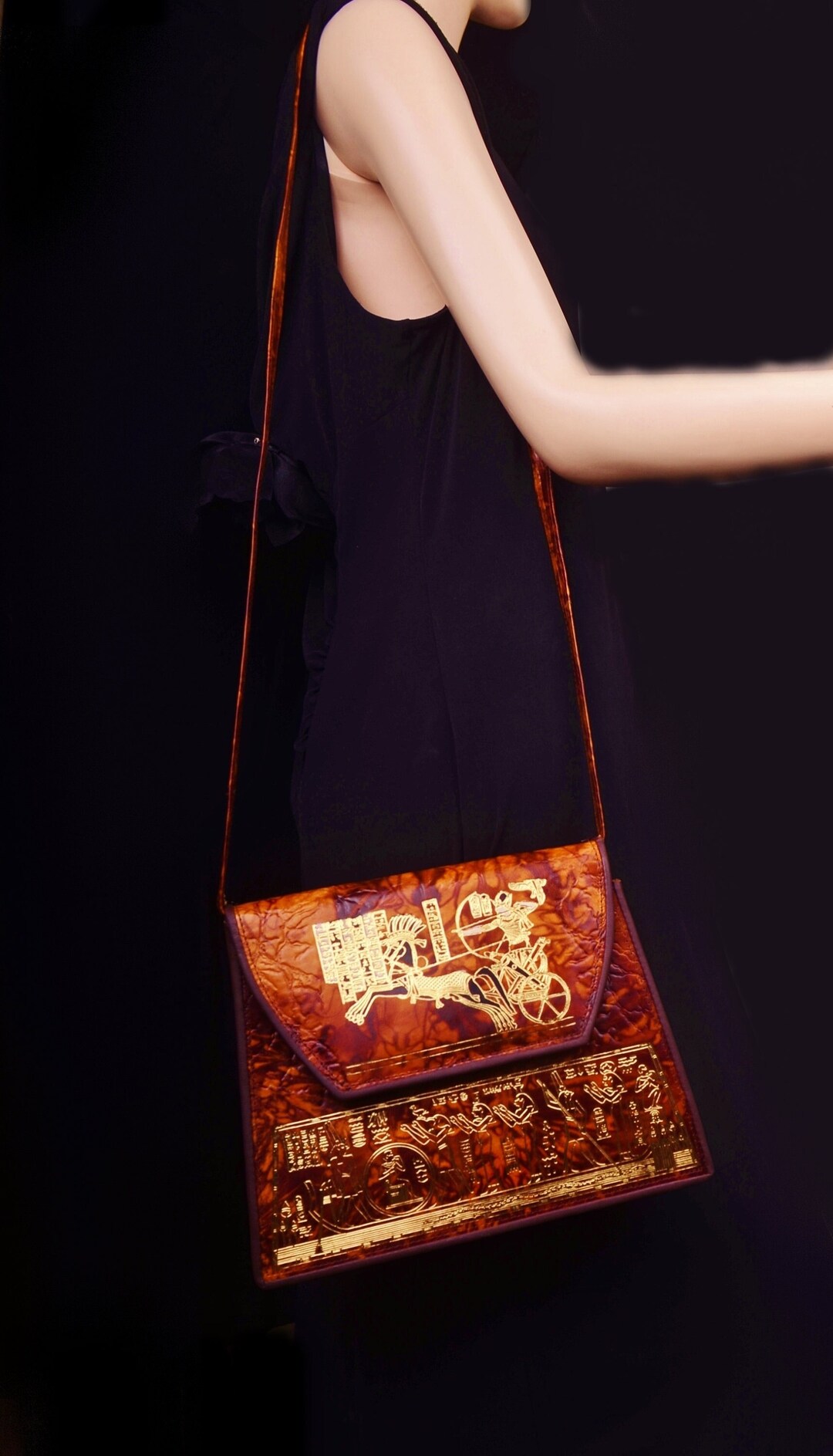 Big Egyptian Hand Made Genuine Leather Ramses II, Isis, Horus &thoth ...