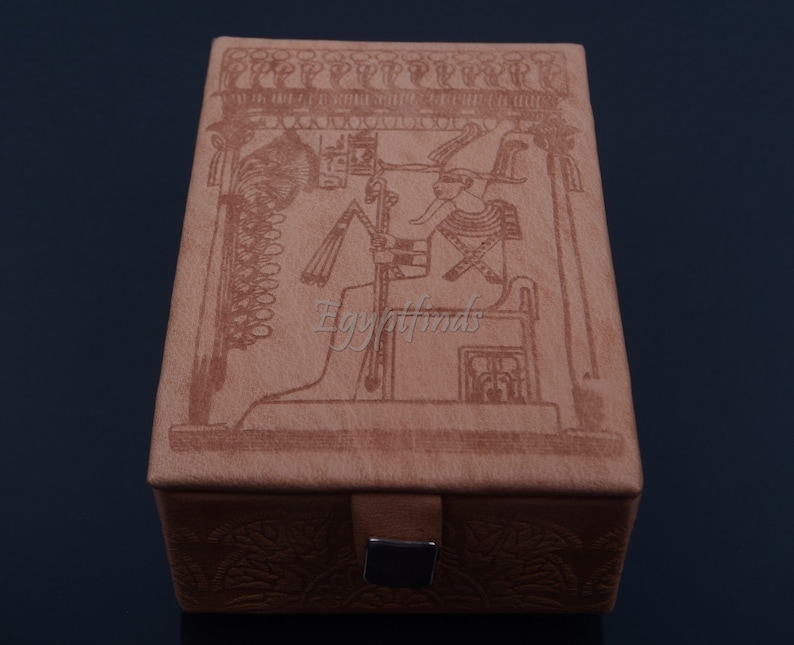 Amazing Egyptian Osiris Genuine Leather Jewelry Treasure Box - Etsy