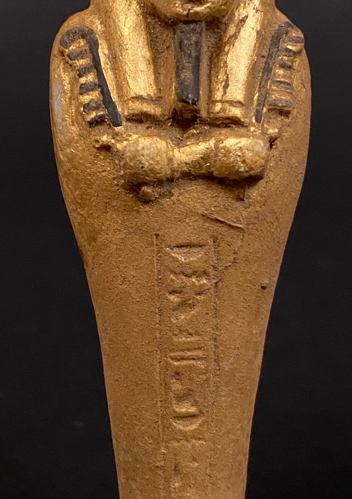 Unique Ancient Egyptian Gilded Ushabti Wearing a Tripartite | Etsy