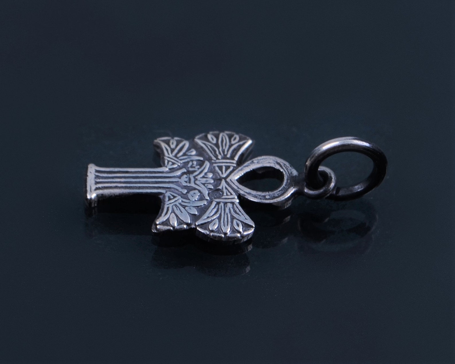 Egyptian Solid Silver Hallmarked Key of Life Ankh Life Key - Etsy