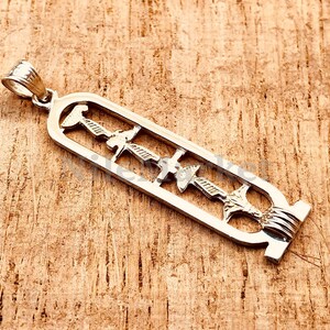 Personalised Cartouche Name Open Work Sterling Silver - Etsy