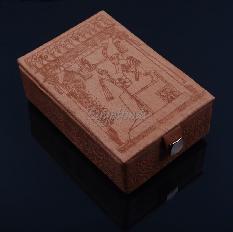 Amazing Egyptian Osiris Genuine Leather Jewelry Treasure Box - Etsy