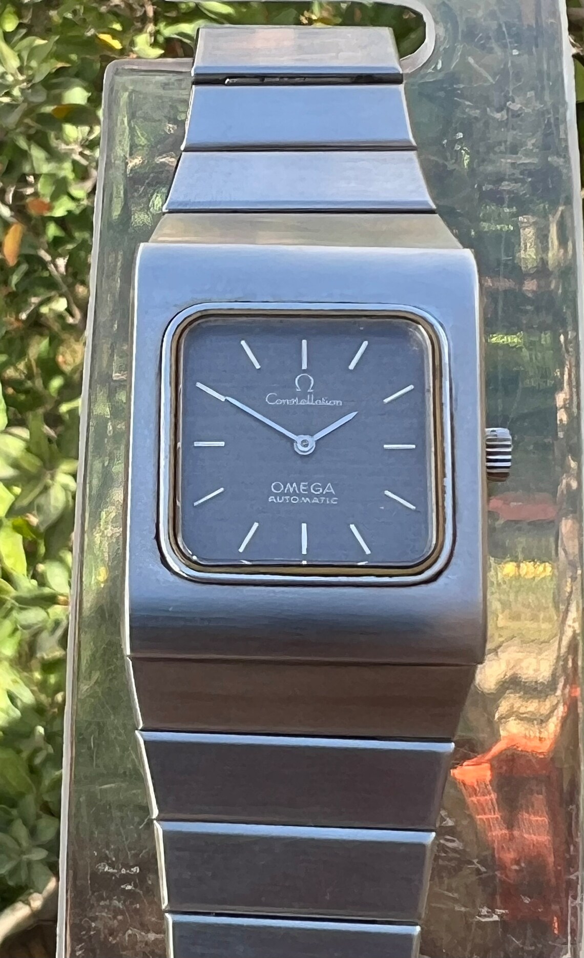 Vintage OMEGA Constellation Automatic Date Rare Dark Dial - Etsy