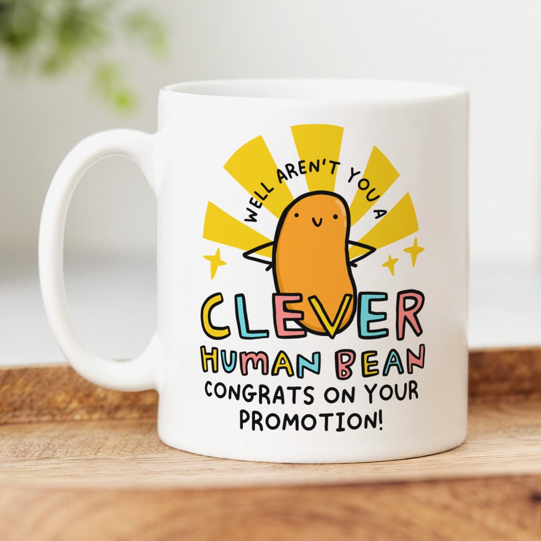 Congrats on Your Promotion, Clever Human Bean™ - Personalised Gift ...