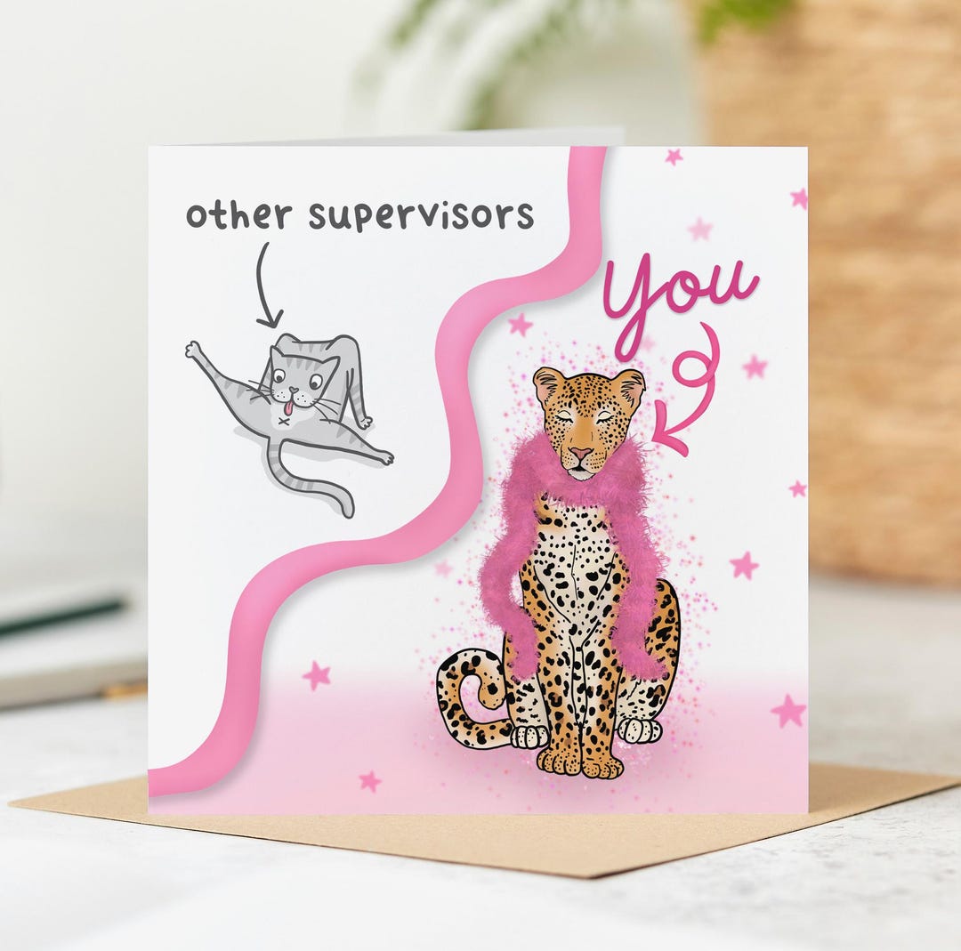 Other Supervisors Vs. You - Funny Birthday Card for Supervisor, From ...