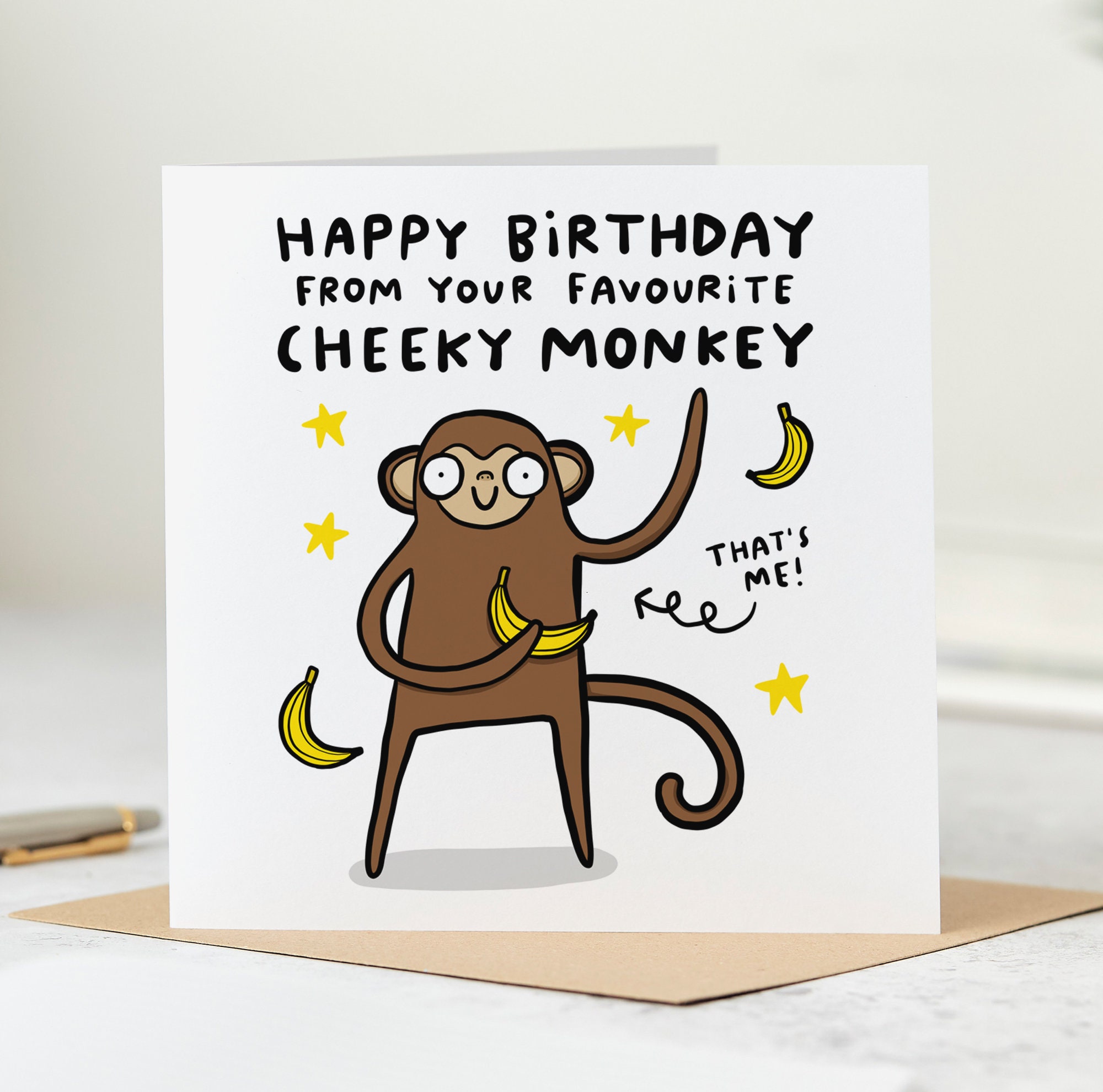 Happy Birthday Monkey Funny