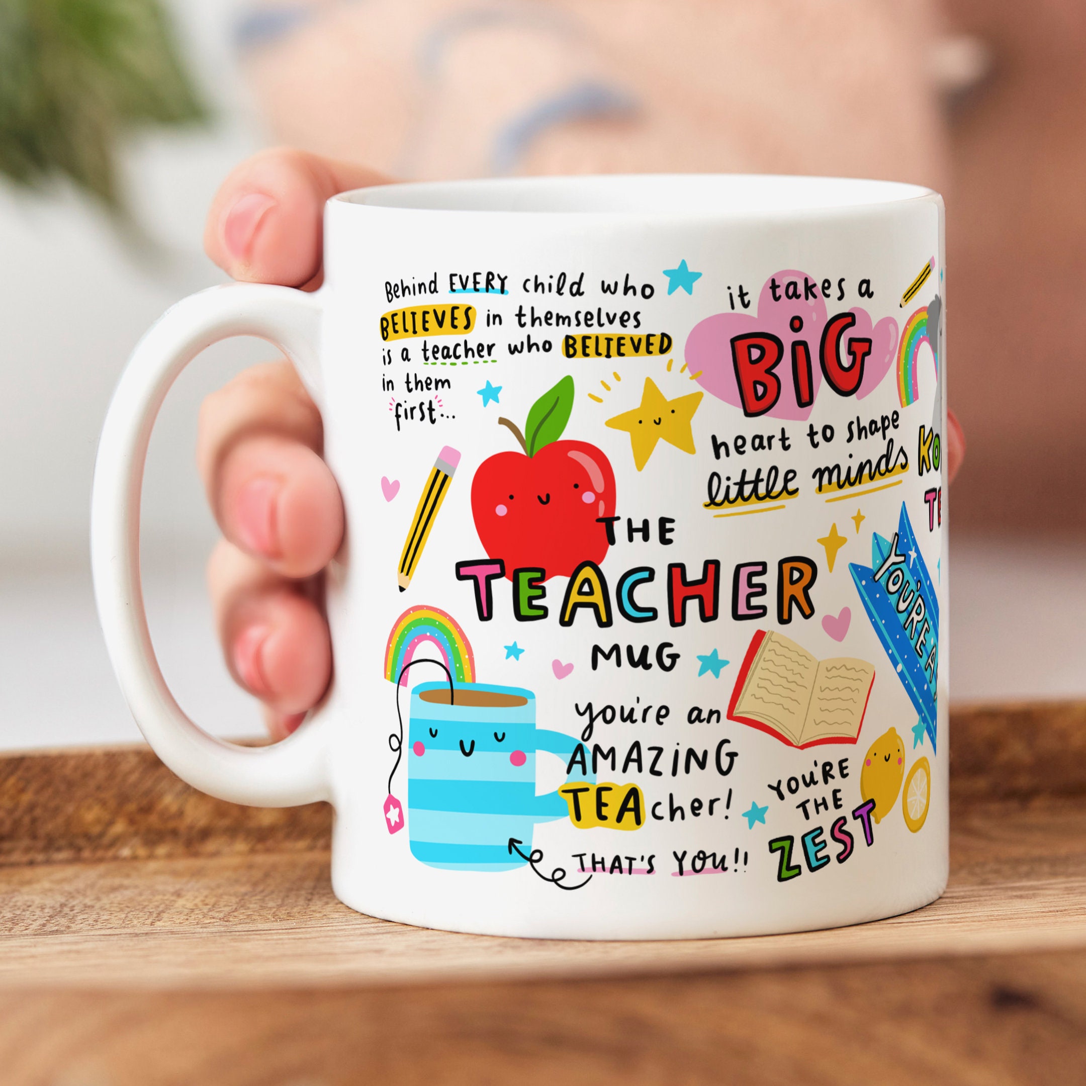 The Teacher Mug - Teacher Thank You Gift, Graduation Gift - Etsy UK