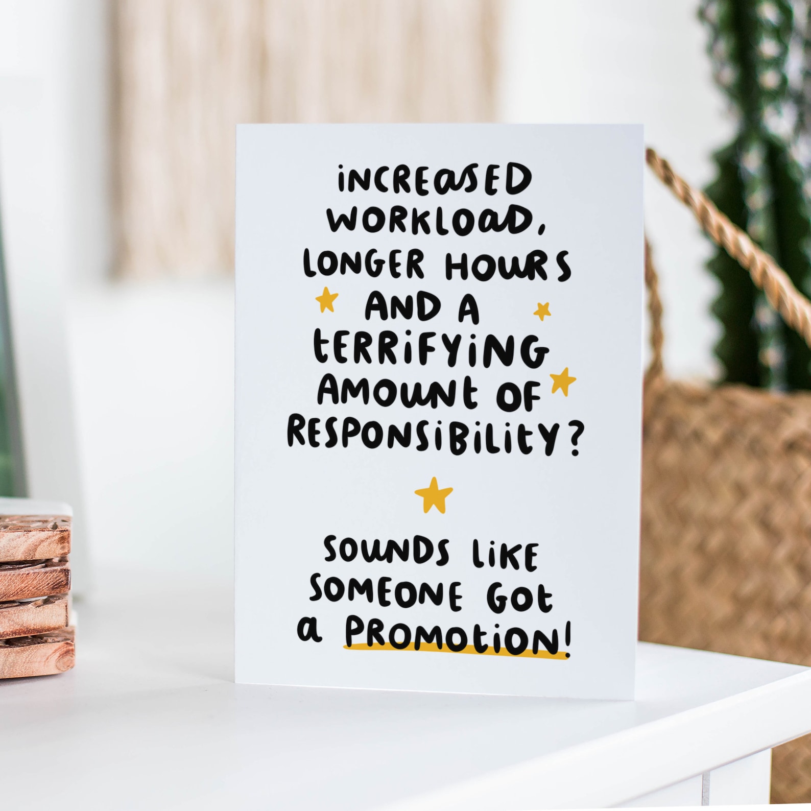 Funny Promotion Congrats Card Someone Got A Promotion New | Etsy