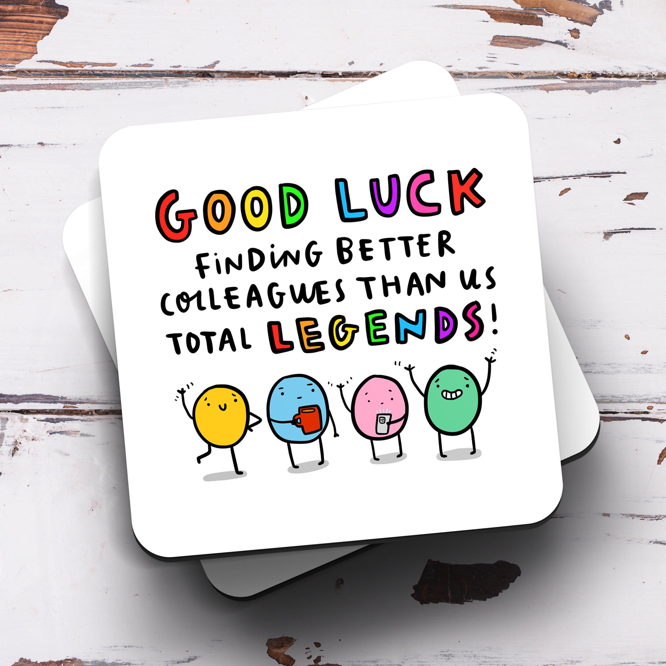 Good Luck Finding Better Colleagues Mug Personalised Gift - Etsy UK
