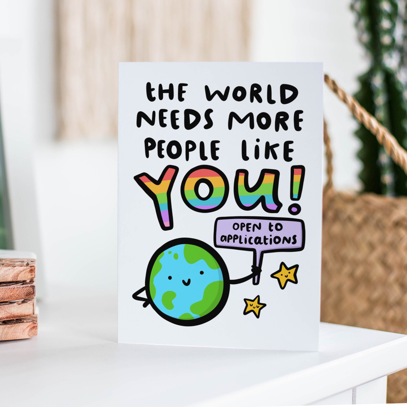 The World Needs More People Like You Thank You Card Friend Etsy