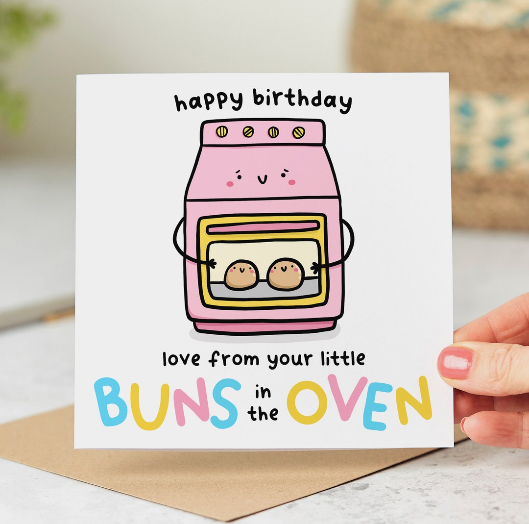 Love From the Bumps Birthday Card Love From Your Little Buns in the ...