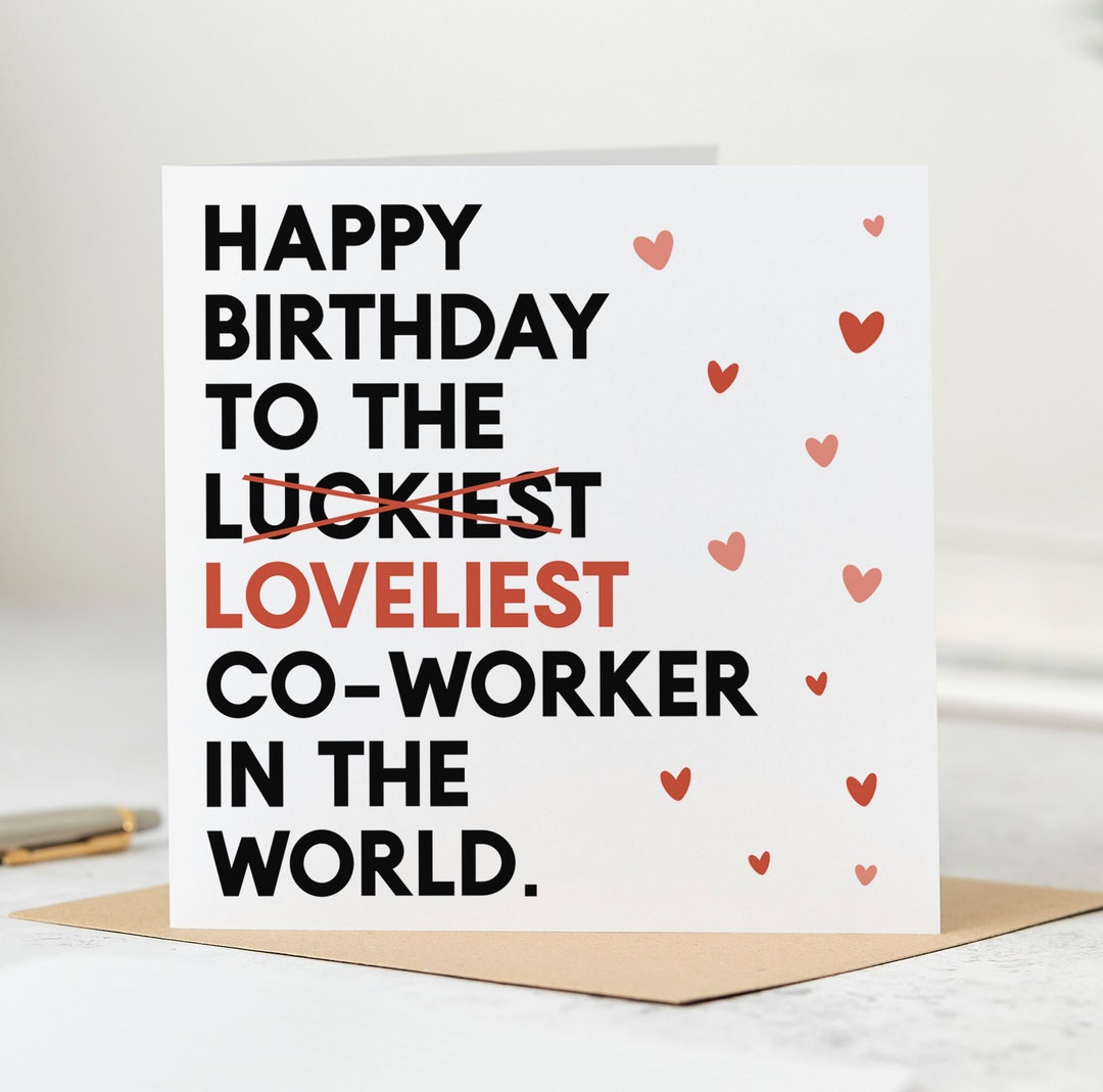 De mooiste collega ter wereld gelukkigste collega, grappige ...