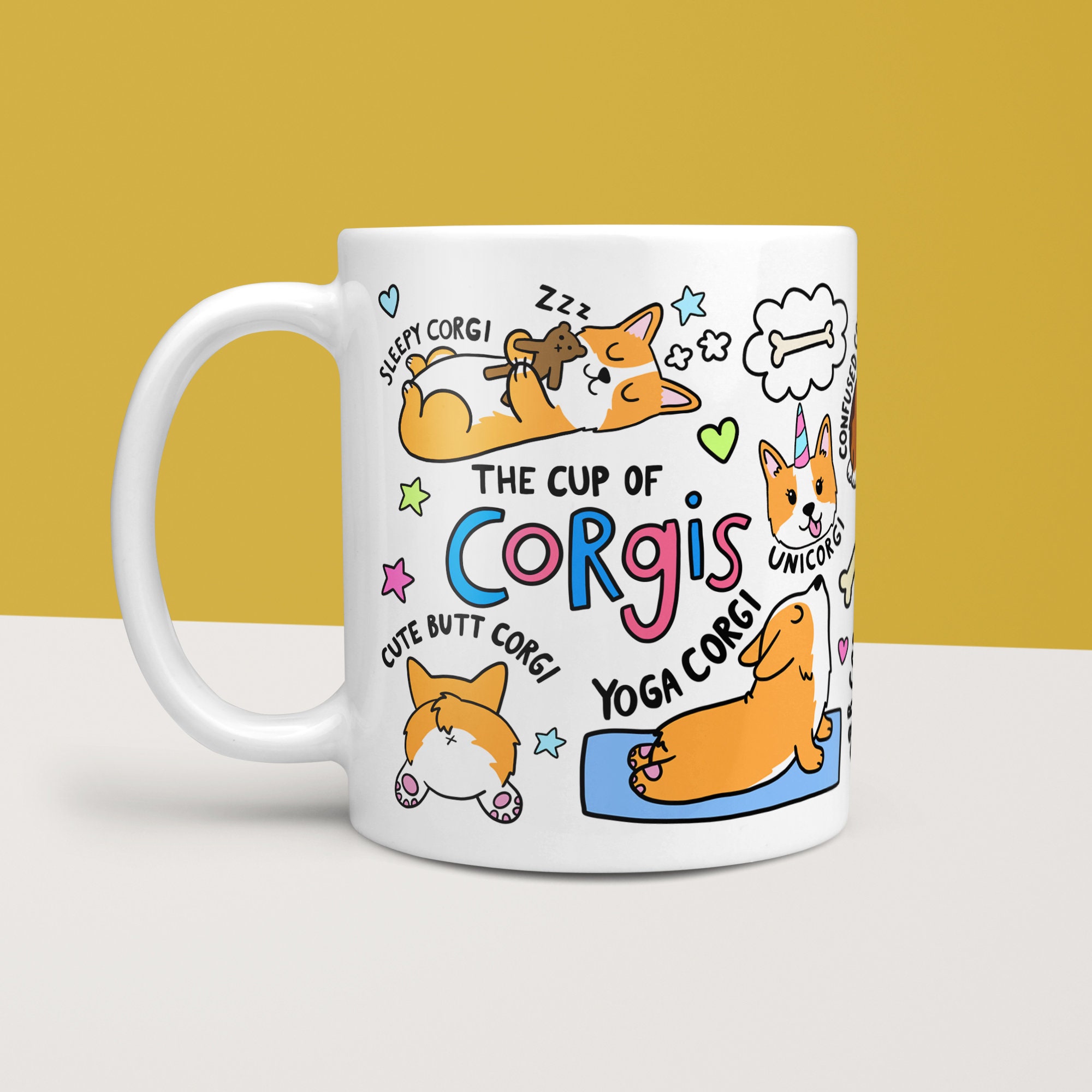 The Cup Of Corgis Funny Corgi Mug Funny Dog Mug Corgi | Etsy