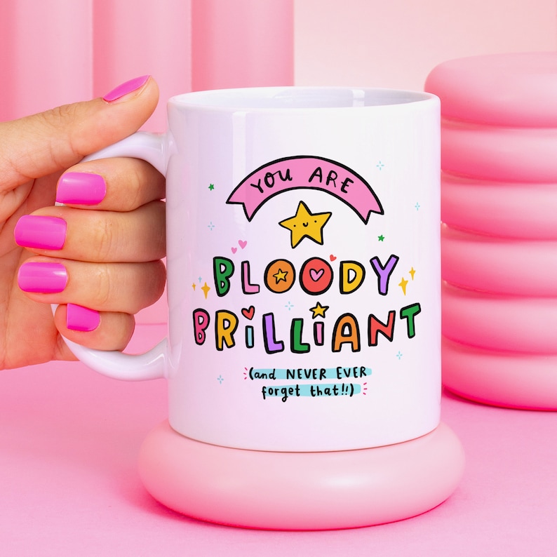 You Are Bloody Brilliant Personalised Mug, Personalised Gift, Congrats ...