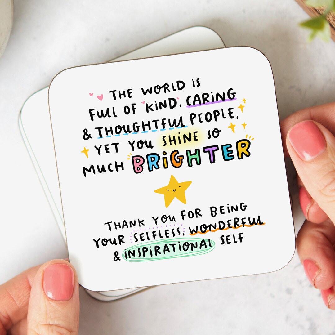 Thank You for Being Your Wonderful Self - Thank You Gift - Friendship ...