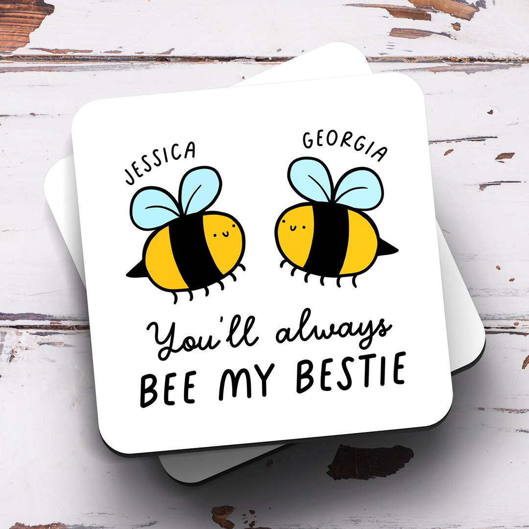 You'll Always Be My Bestie Coaster Personalised Gift, Friendship Gift ...