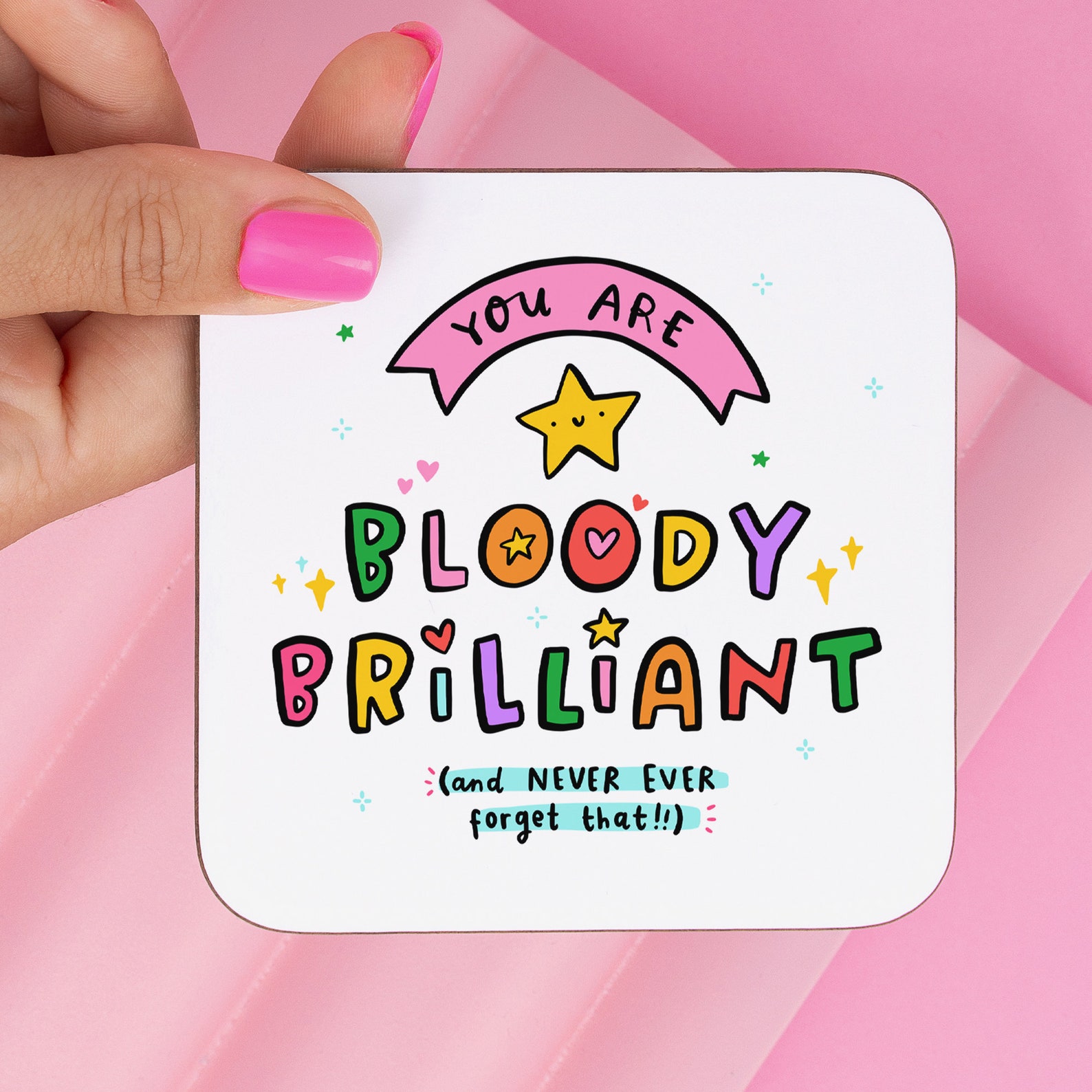 You Are Bloody Brilliant Coaster, Congrats Gift, Good Luck Gift, Thank ...