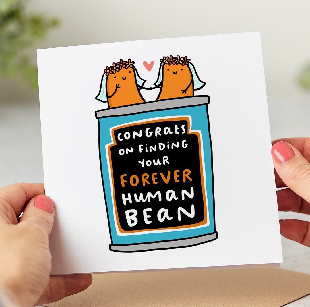 Funny Wedding Card Engagement Card Lesbian Same Sex Couple Congrats
