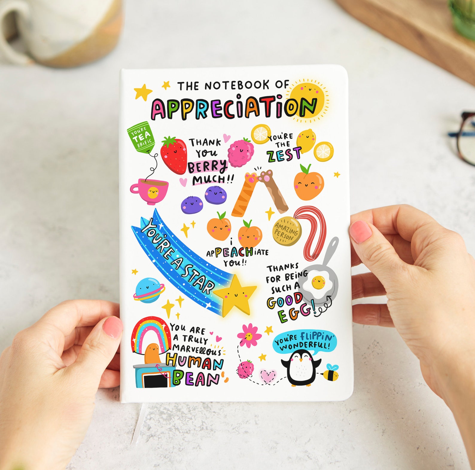 The Notebook of Appreciation Thank You Gift, Positivity Gift, A5 ...