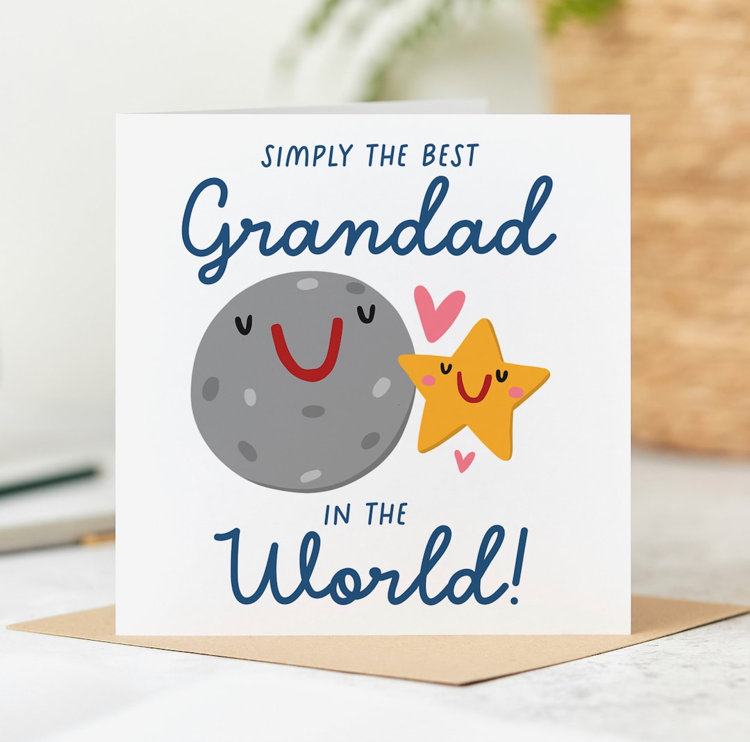 Best Grandad in the World Birthday Card Simply the Best Grandad in the ...