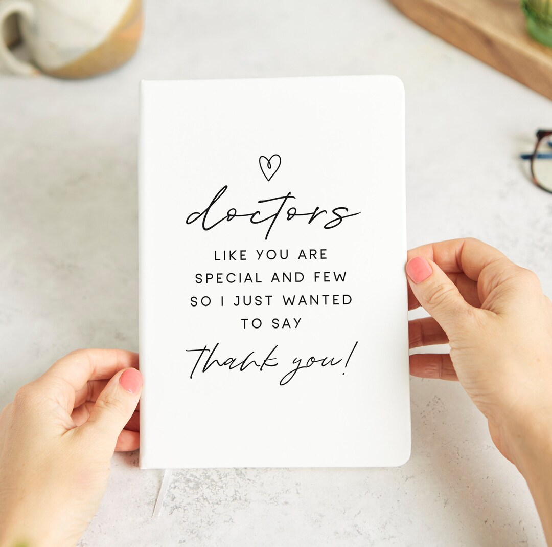 Special Doctor Notebook Doctor Thank You Gift, Leaving Gift, Retirement ...