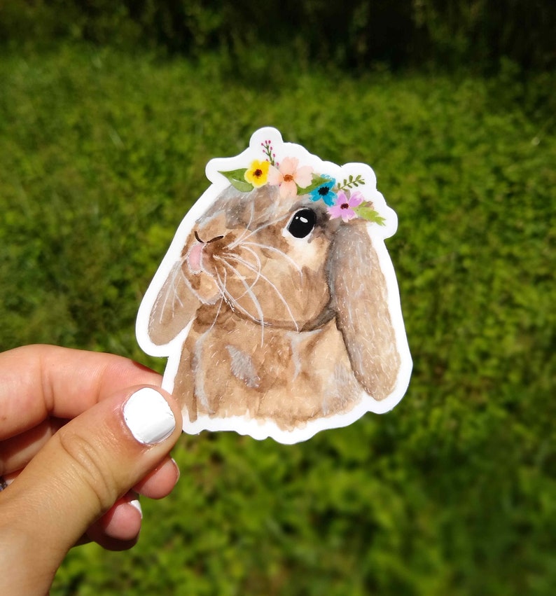 Watercolor Rabbit Laptop Decal Bunny Decal Laptop Sticker - Etsy