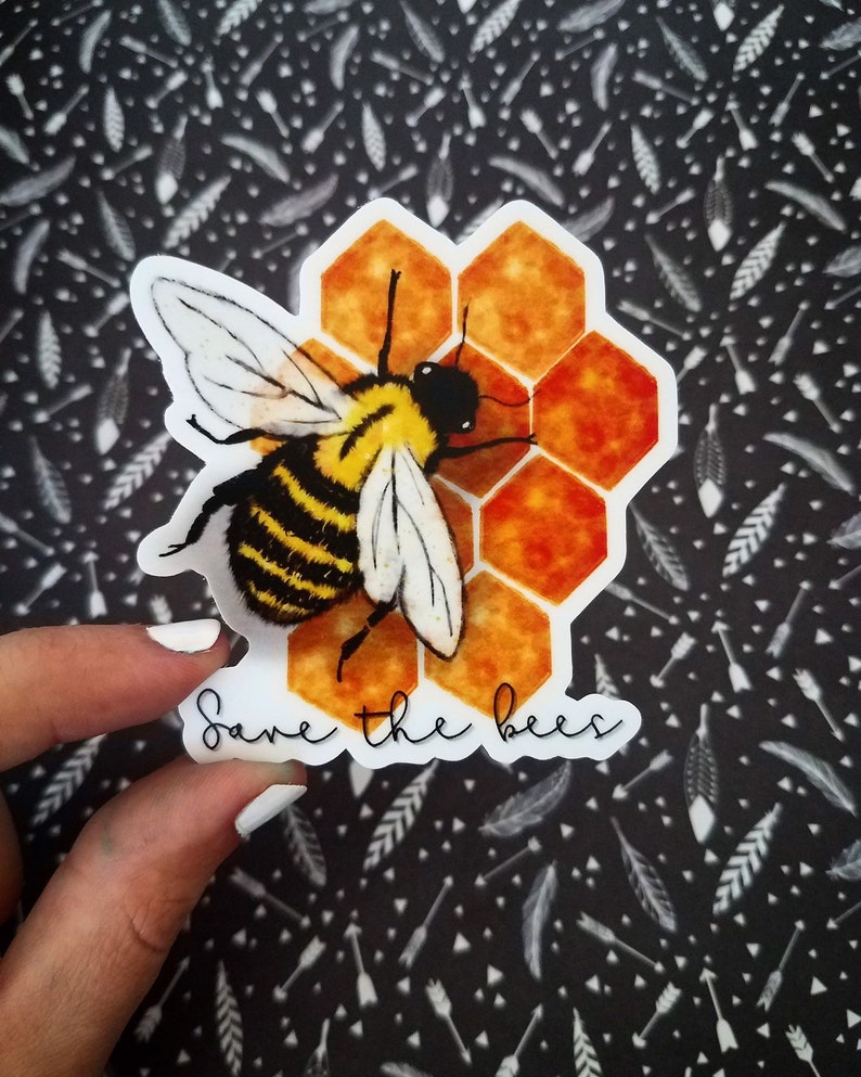 Honey Bee Decal, Honeycomb, Bee Keeper, Laptop, Bumble Bee, Decals ...