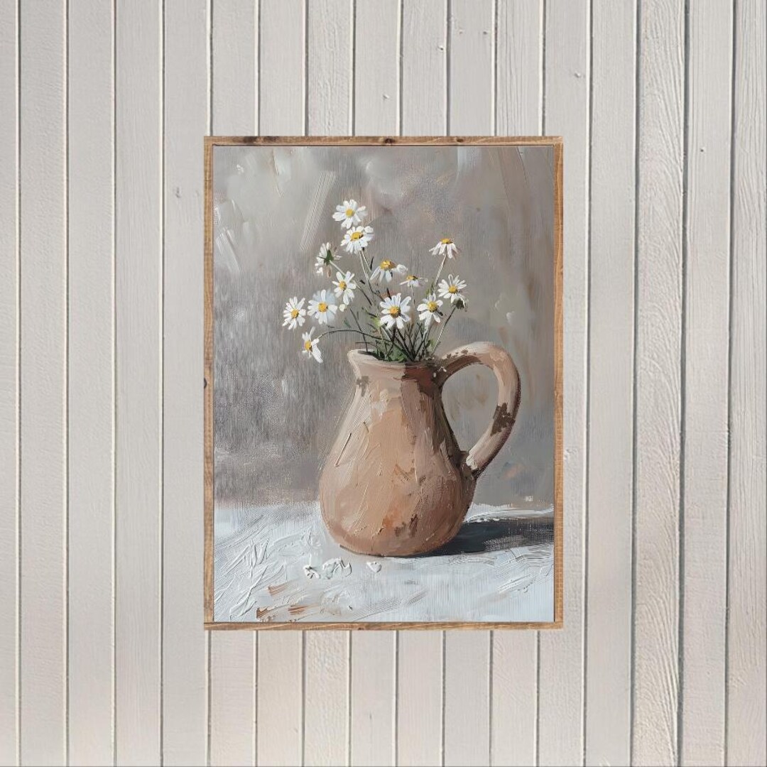 Fresh Cut Daisies Canvas Printed Sign - Etsy