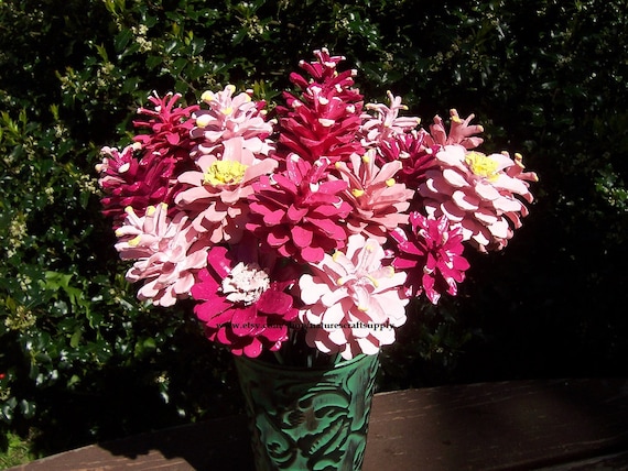 Pine Cone Flowers in the Pink the ORIGINAL Pine Cone Flowers - Etsy