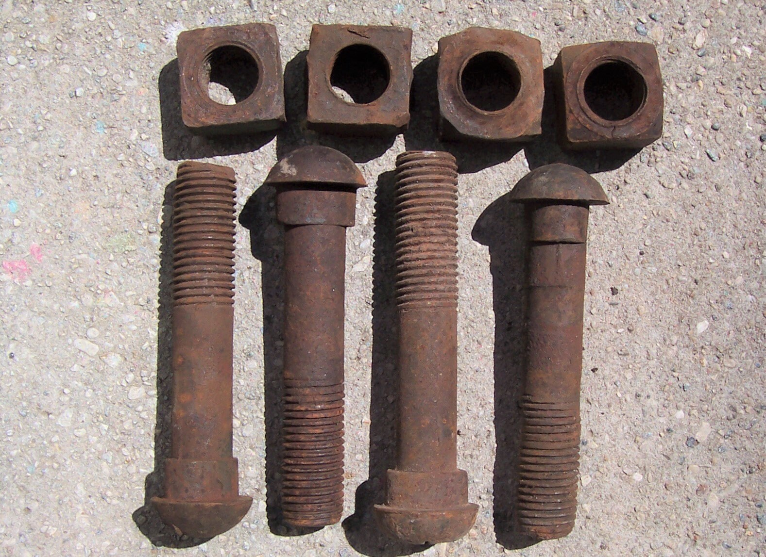 Railroad Hardware. Large Nuts and Bolts. Craft Projects. - Etsy