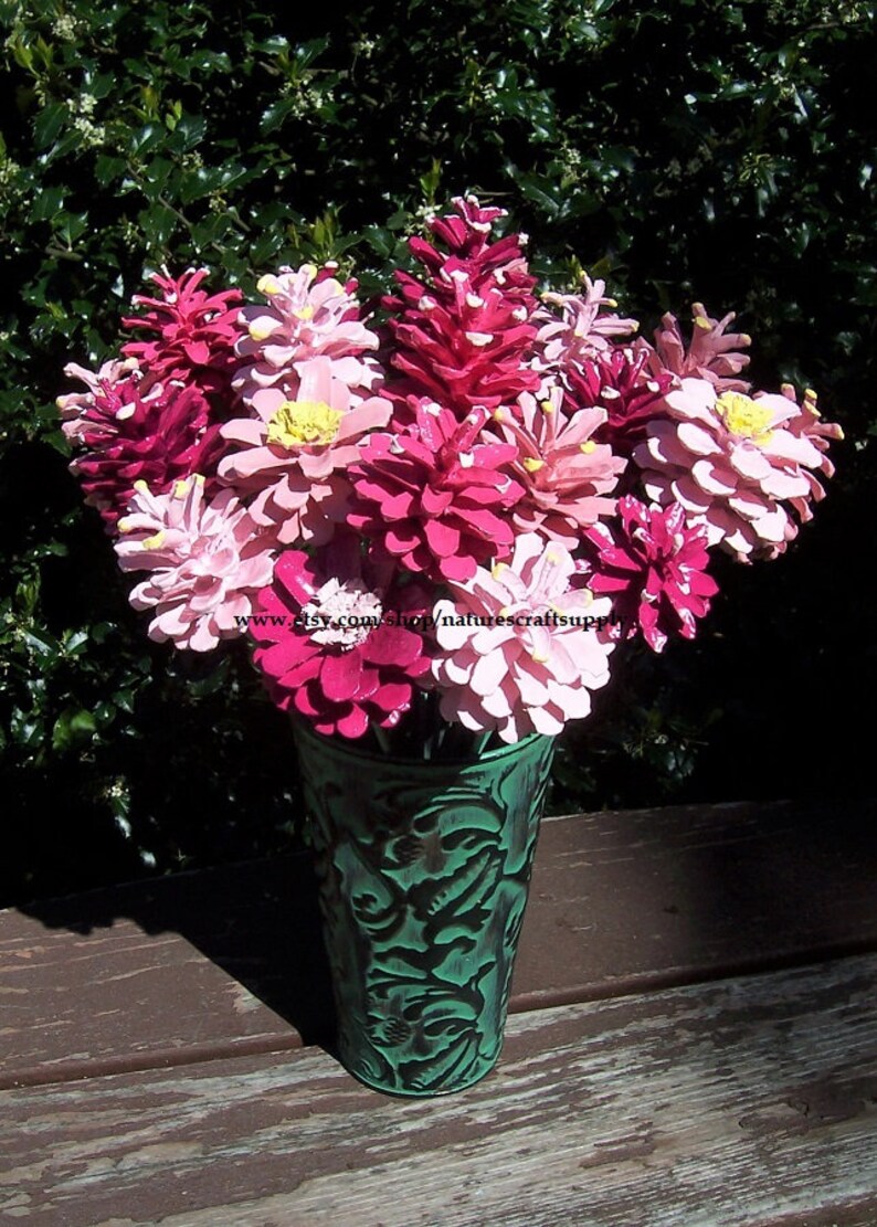 Pine Cone Flowers in the Pink the ORIGINAL Pine Cone Flowers - Etsy