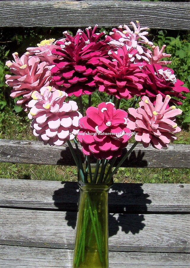 Pine Cone Flowers, in the Pink! the ORIGINAL Pine Cone Flowers on 12 ...