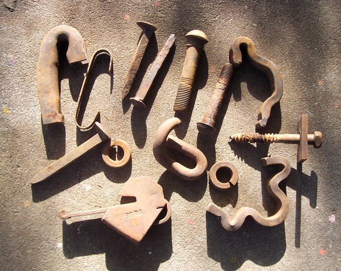 Railroad Hardware. Large Nuts and Bolts. Craft Projects. Unique Home ...