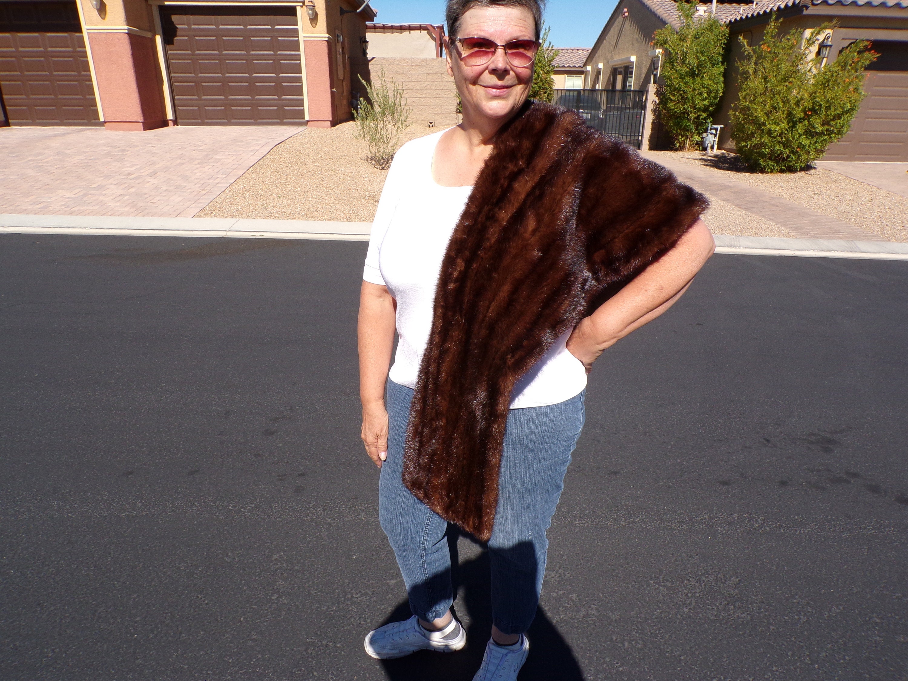 Os-flat Real MINK FUR Stole Stoll Shawl Wrap Mink Fur in - Etsy