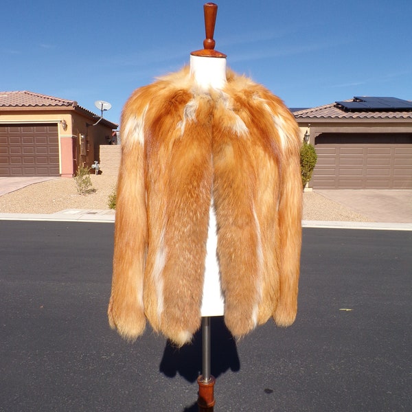 Red Fox Fur Coat - Etsy