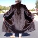 M-L 10-12 Real MINK Coat, Top-quality Black Female Ranch Mink Fur ...