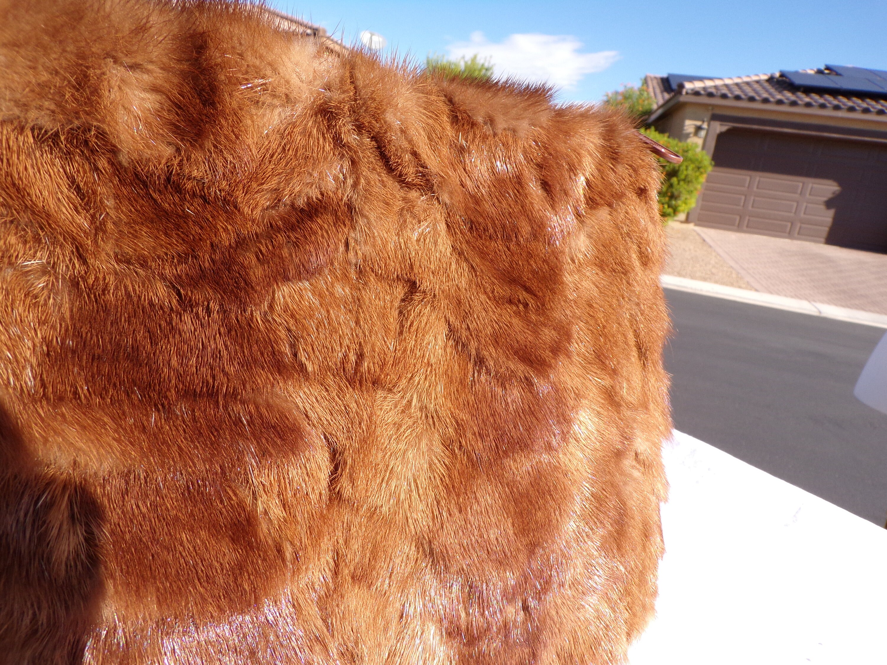 Real Brown MINK Paw FUR Cross Body Convertible Clutch Purse 2 - Etsy