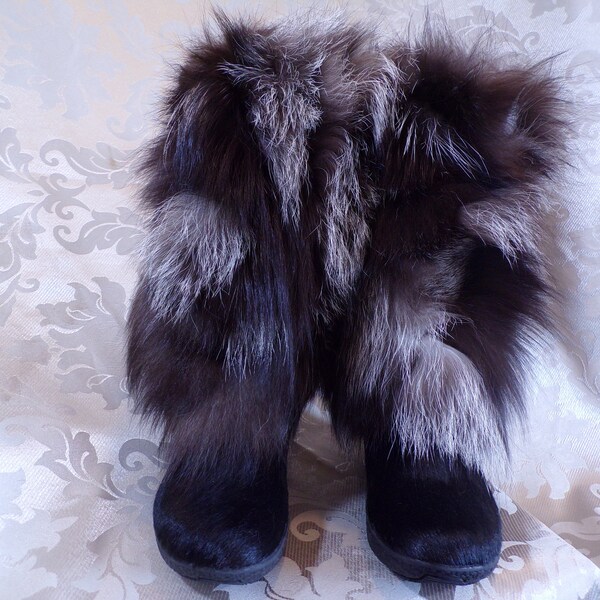 Fur Boots - Etsy