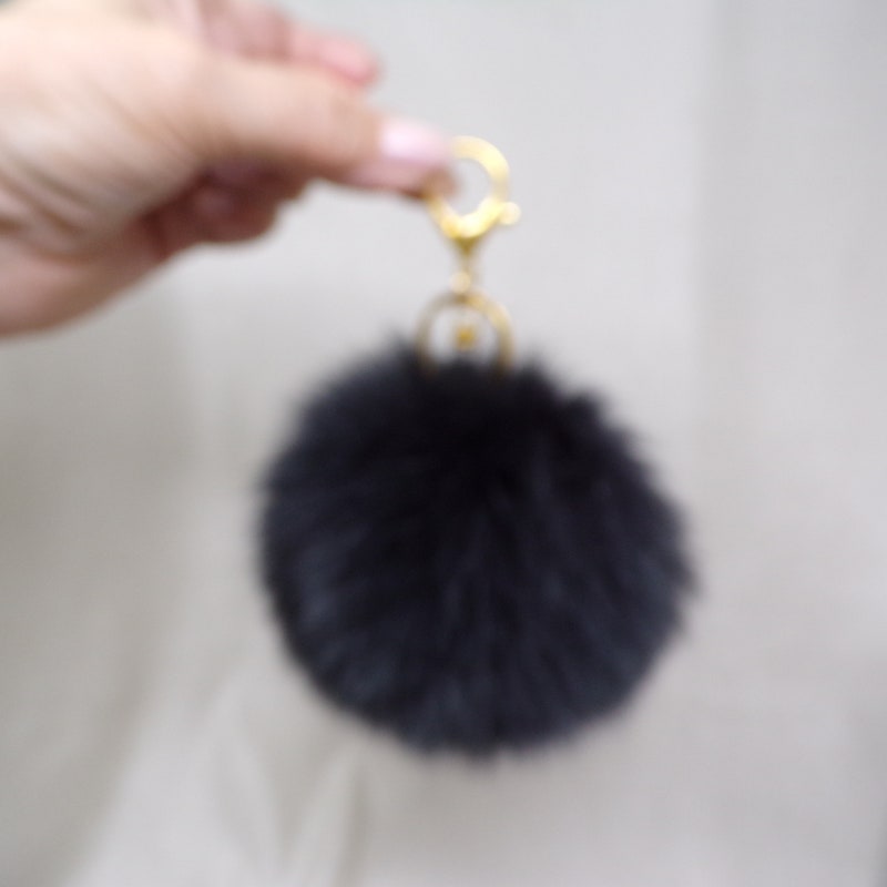 Fur Ball Keychain - Etsy