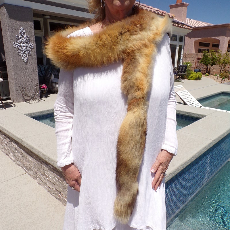 Red Fox Scarf - Etsy