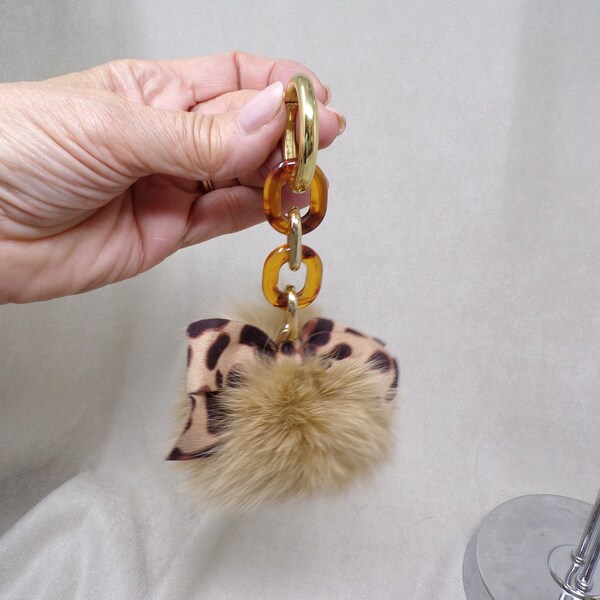 Fur Ball Keychain - Etsy