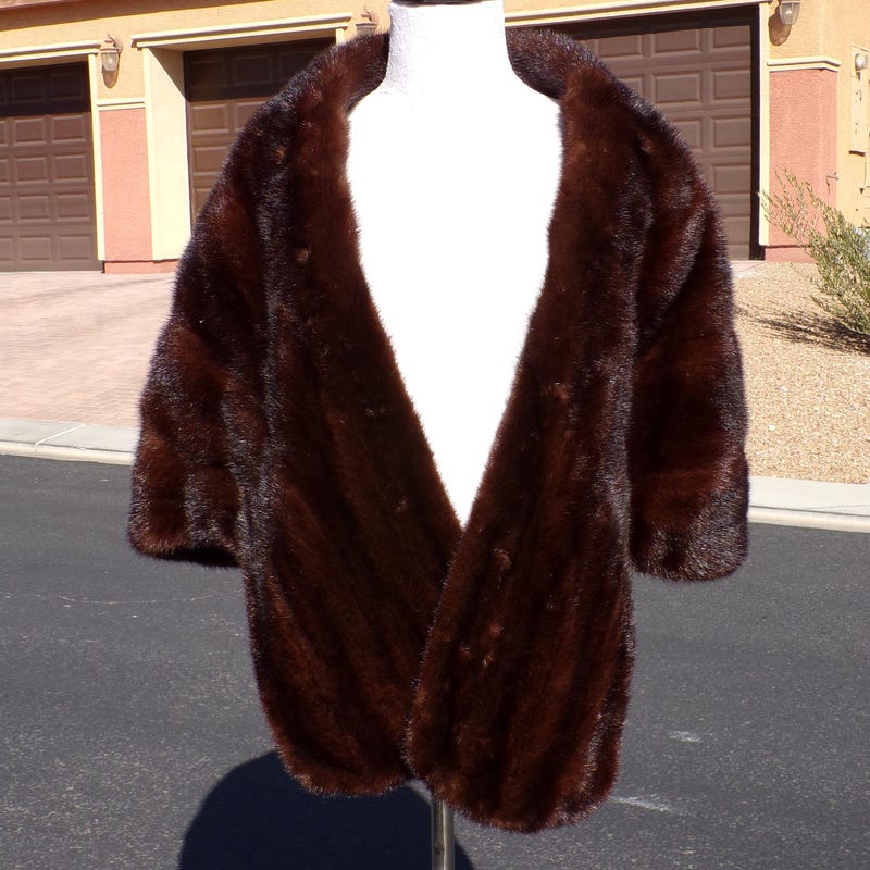 Vintage Mink Stole - Etsy