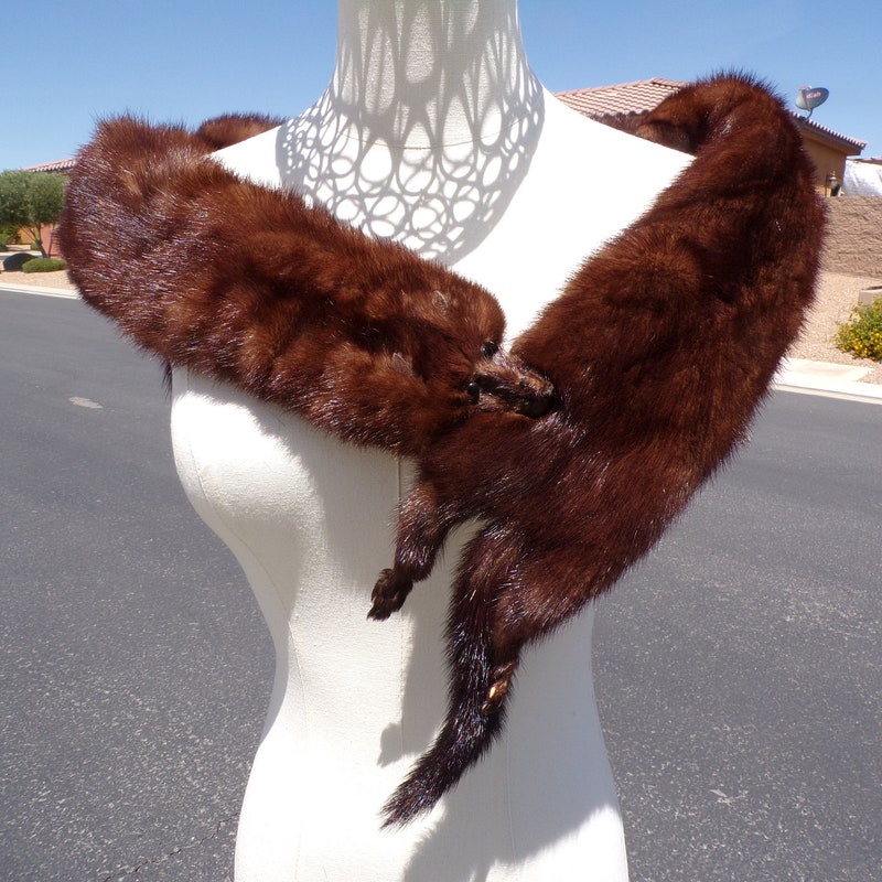Vintage Mink Stole - Etsy