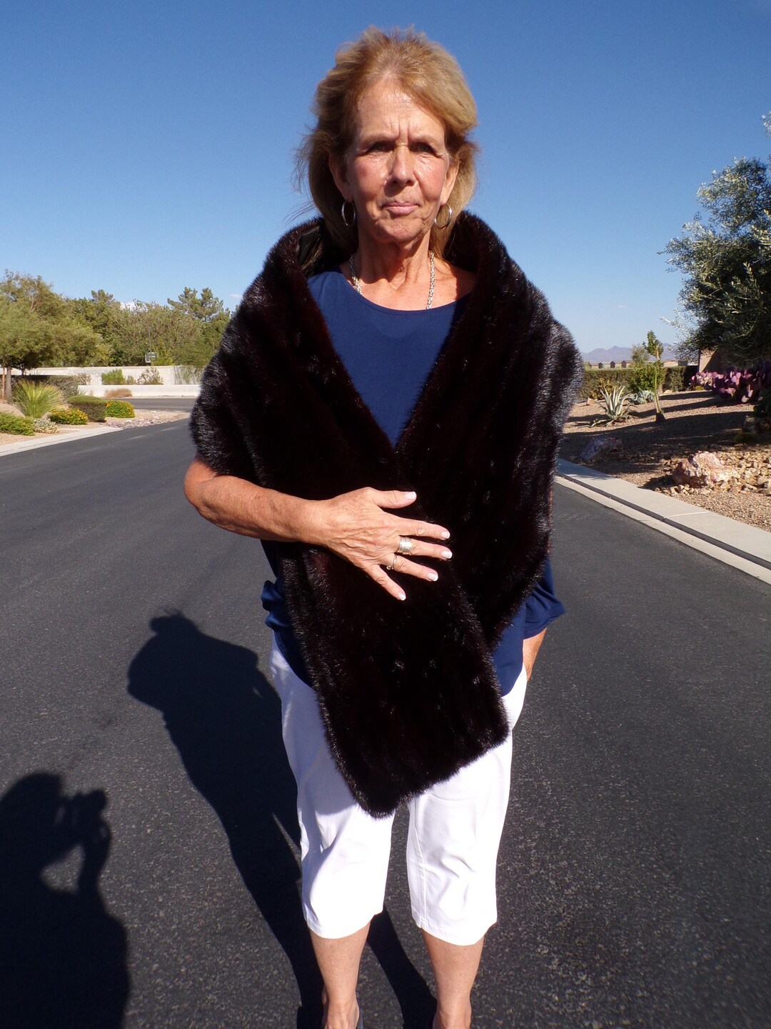 Os-flat, Real BLACK MINK Fur Stole Stoll Shawl Wrap, Mink Stole, Black ...