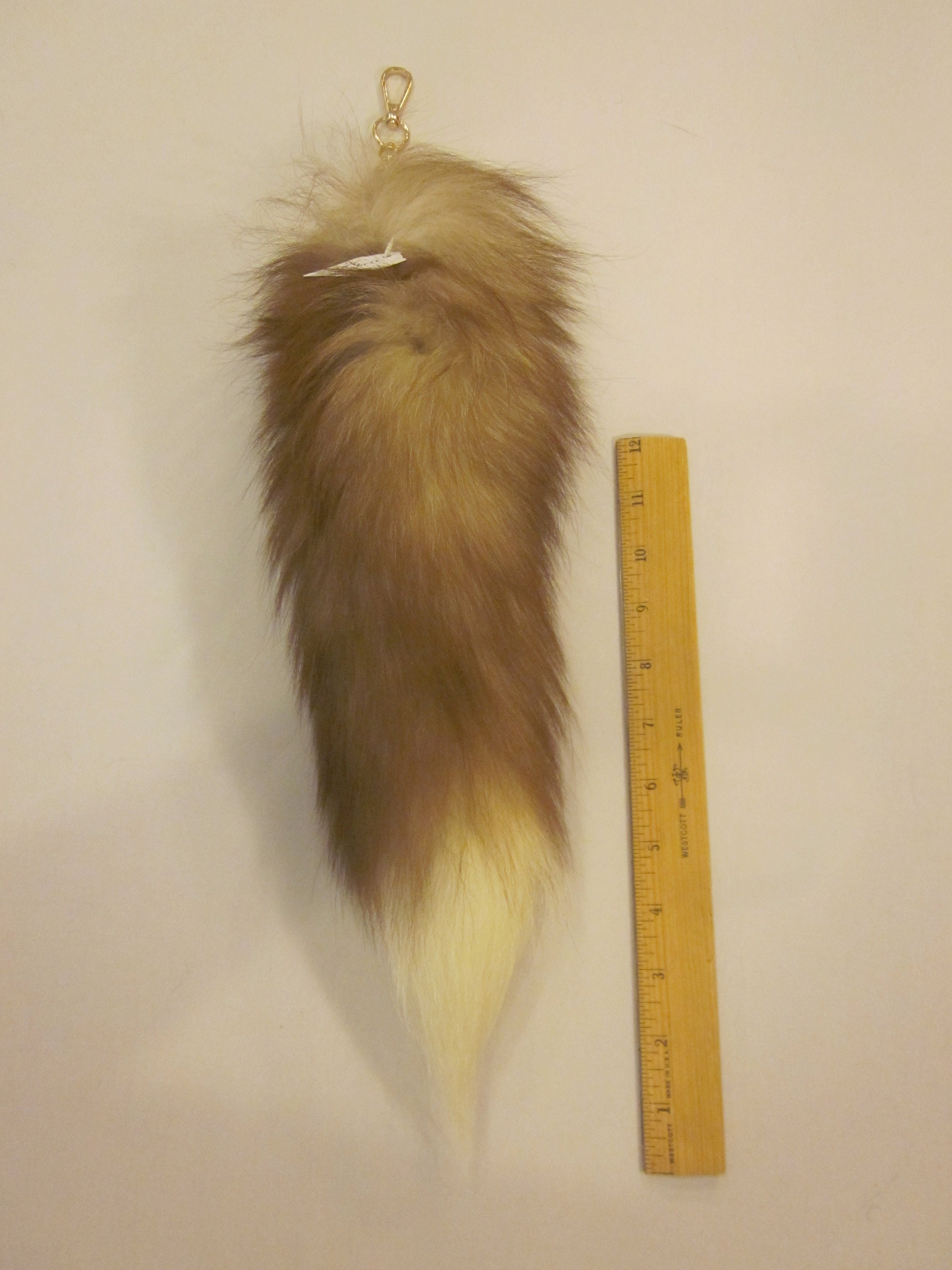 X-L crystal FOX TAIL keychain purse charm fur tail keychain | Etsy