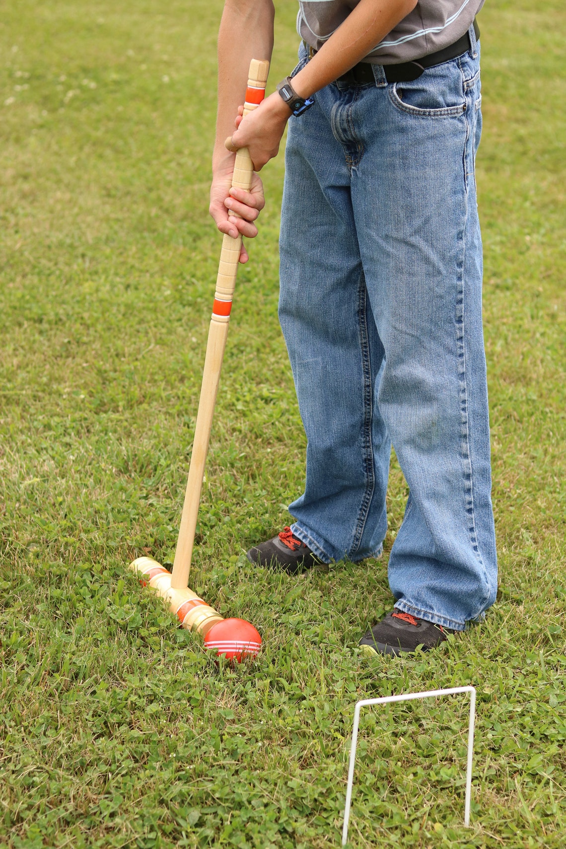 Amish-crafted Deluxe 8-player Croquet Game Set Maple Hardwood - Etsy