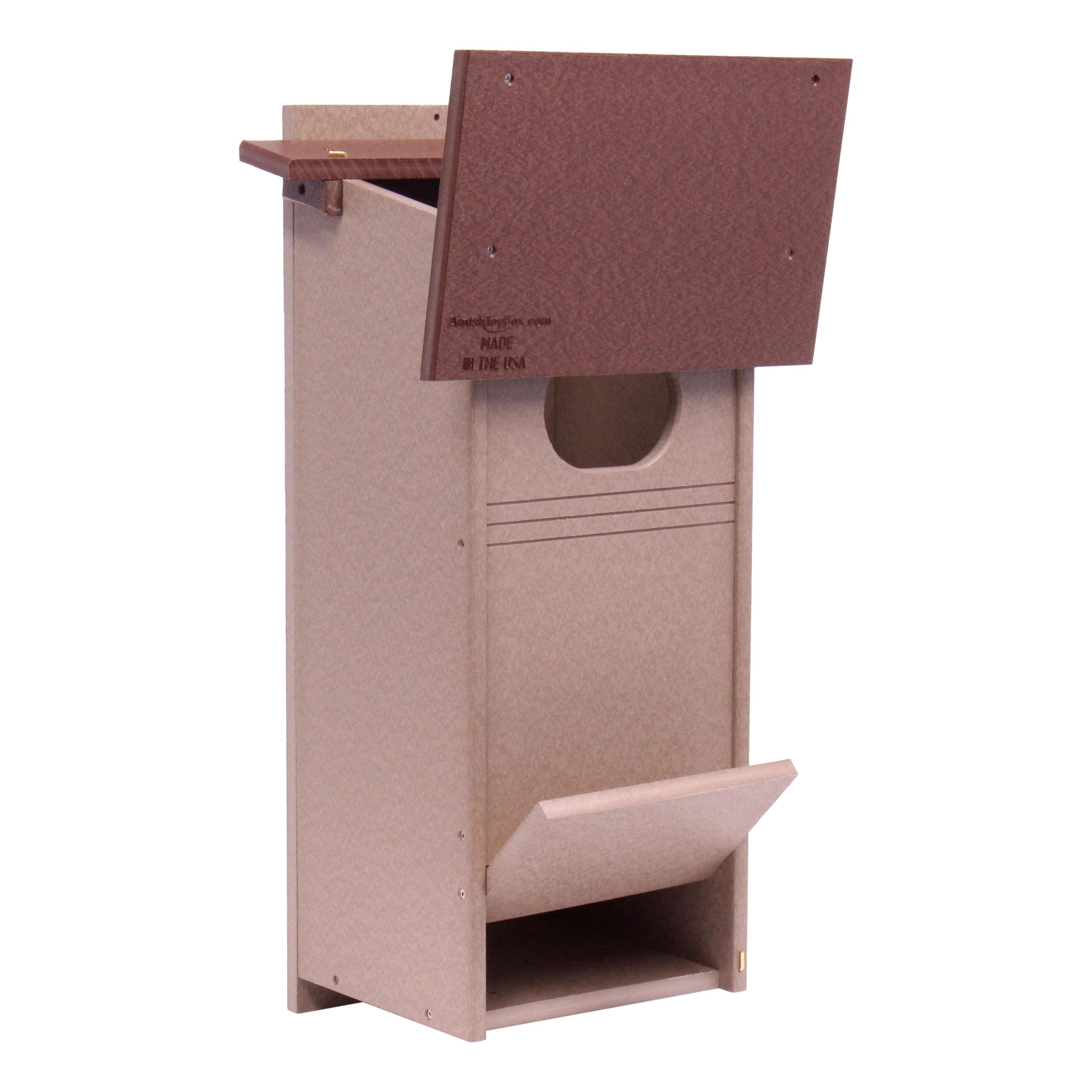 Amish-made Wood Duck Bird House, Made With Durable Poly Lumber, Post ...