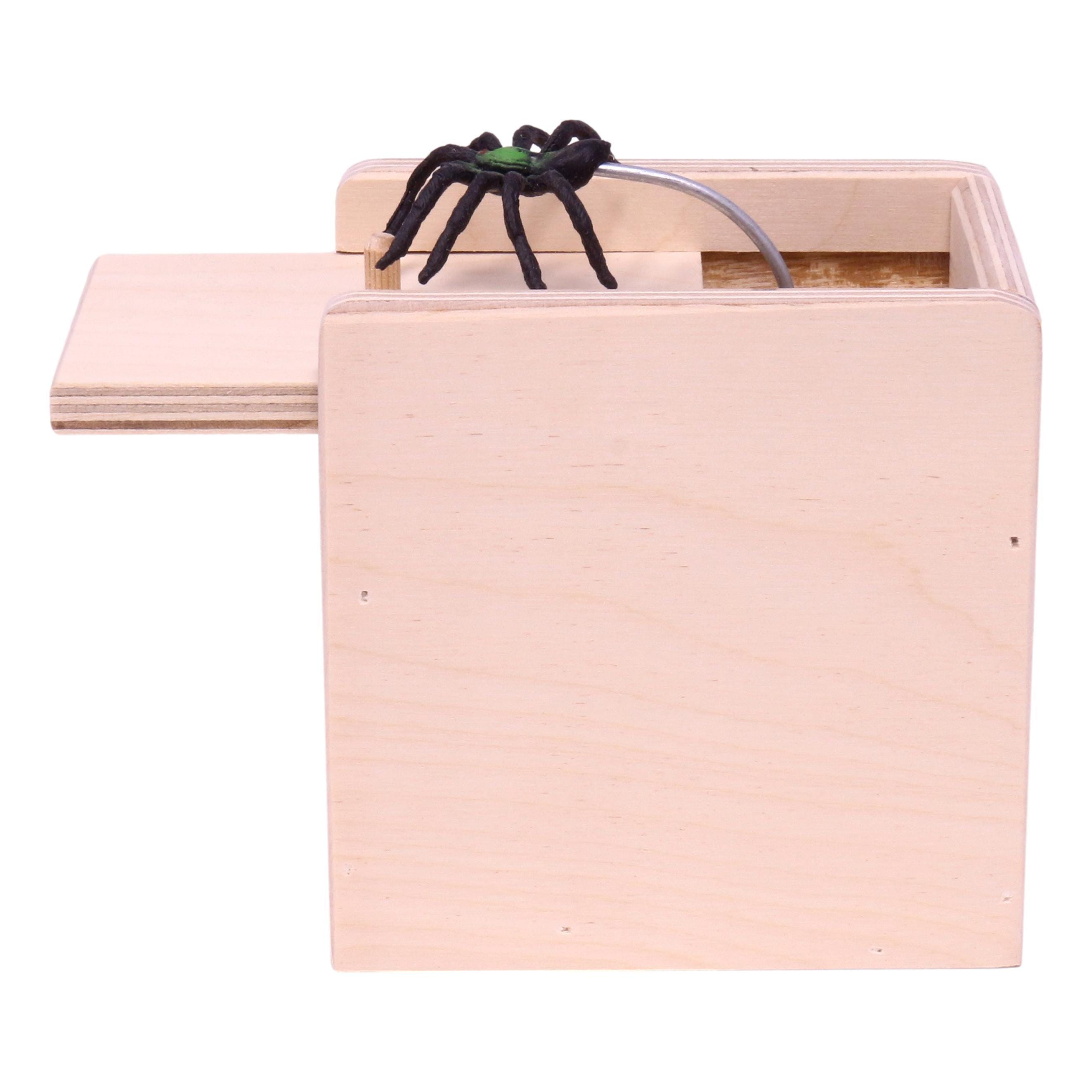 Wooden Spider Surprise Prank Box Toy, Amish-made - Etsy